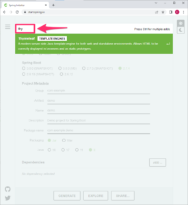 実践Java初級1.2. Webサービス（Spring Initializr）でSpring Bootプロジェクト作成 – ukiLab